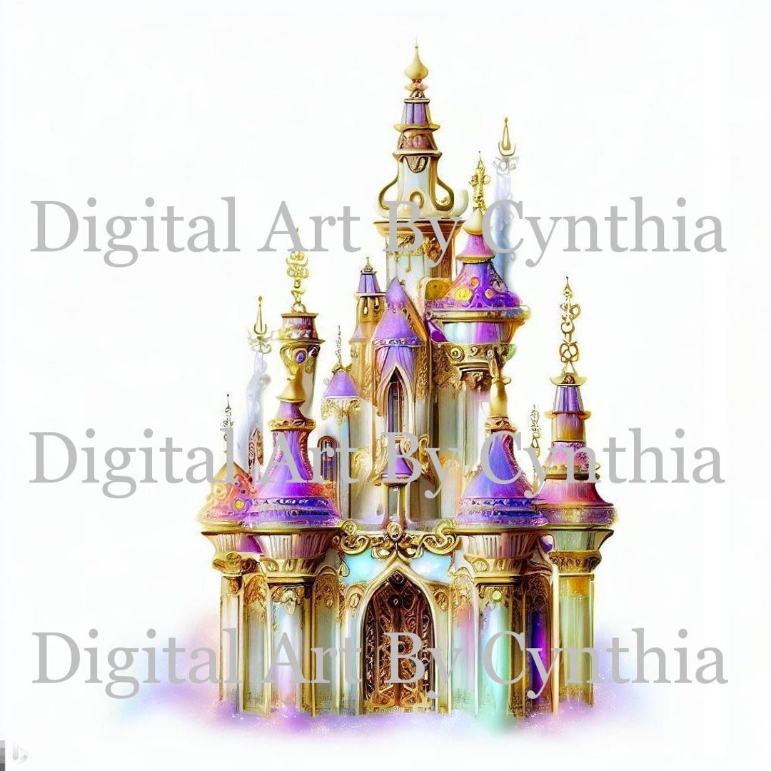 Castle Digital Download Digital Castle Art Image Download Fairy Tale ...