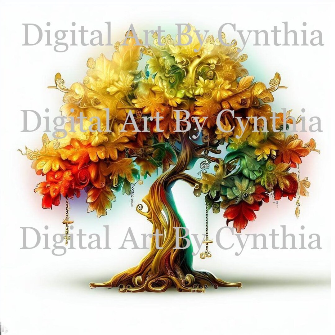 Tree of Life Digital Download Image Fall Autumn Tree Image Digital ...