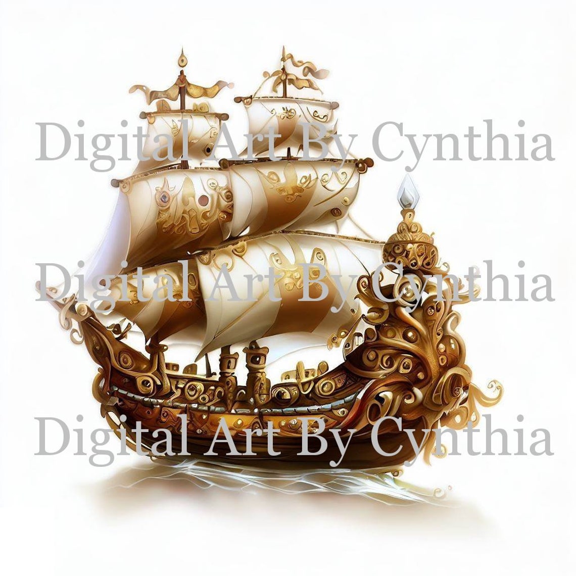 Sailing Ship Digital Download Vintage Sailing Ship Download Print ...