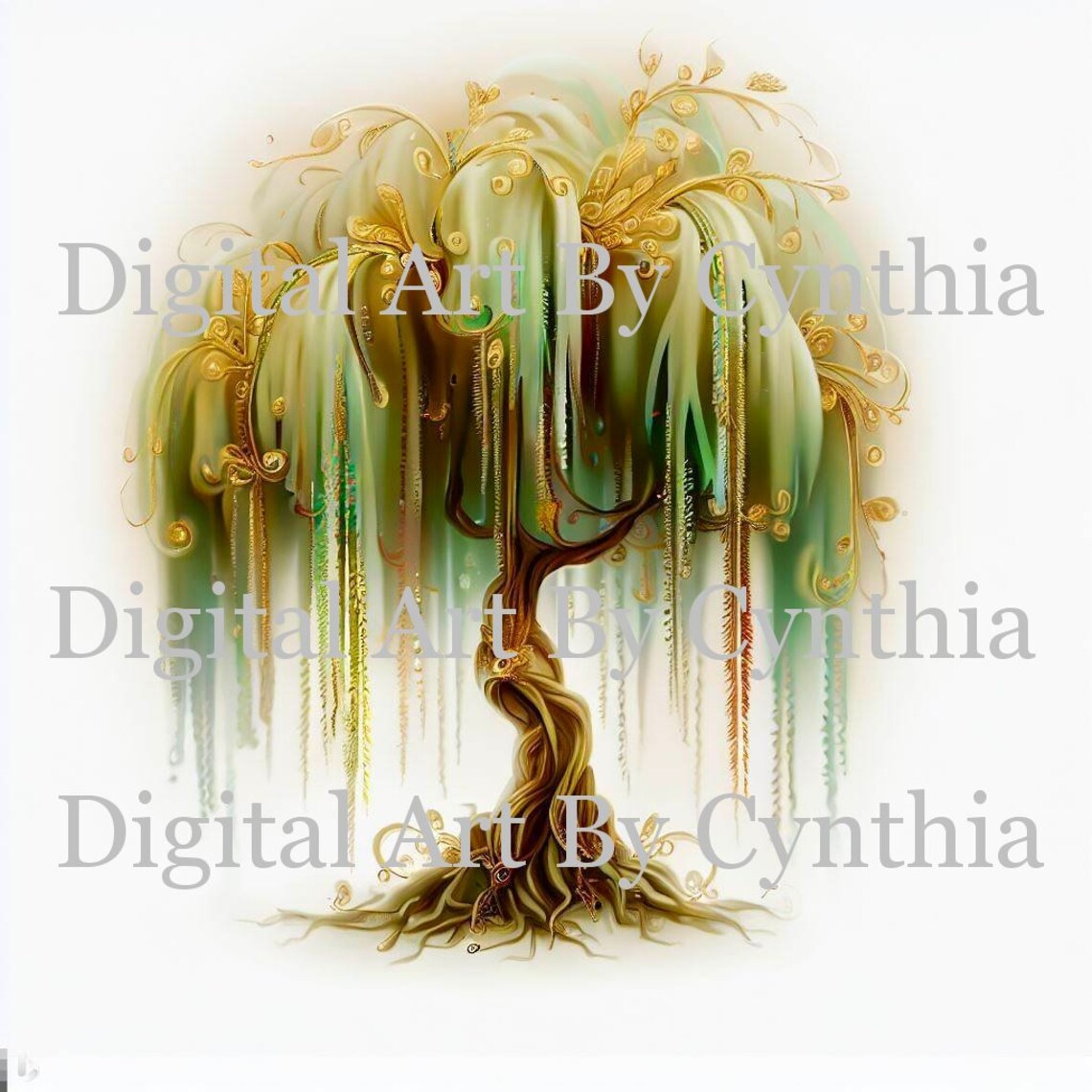 Weeping Willow Digital Download Image Weeping Willow Digital Tree ...