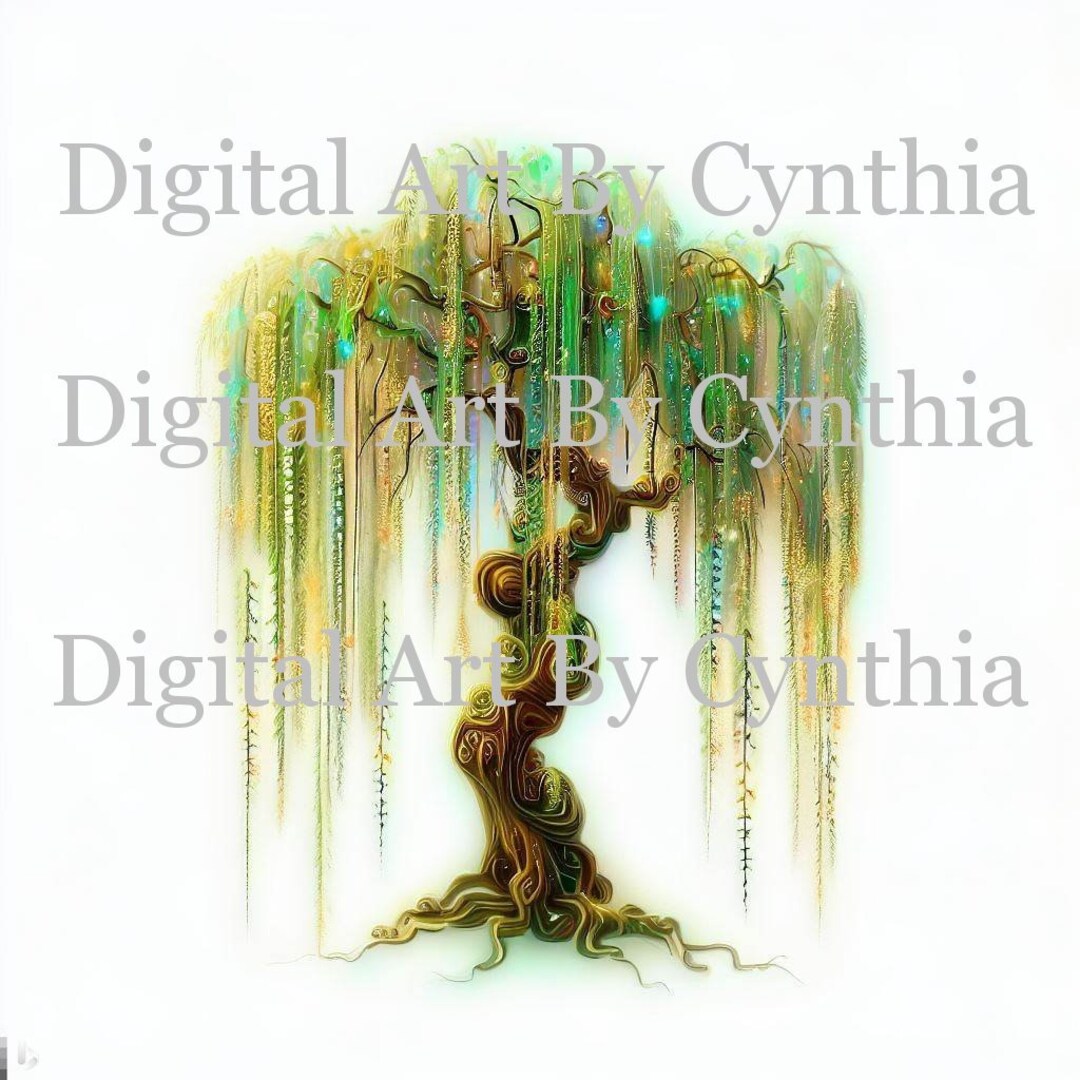Weeping Willow Tree Digital Download Image Weeping Willow Download ...