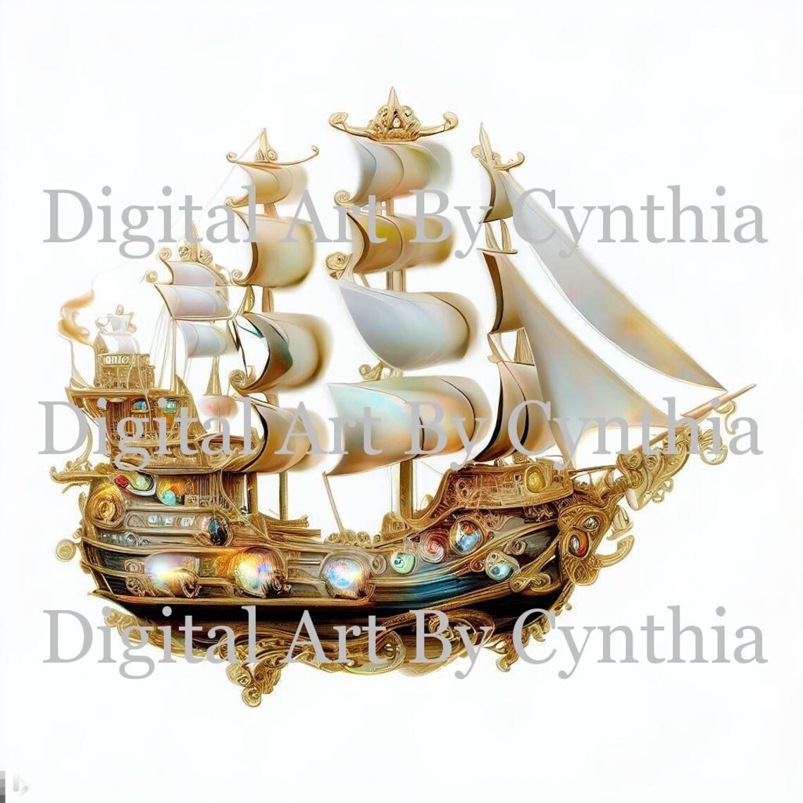 Sailing Ship Digital Download Vintage Sailing Ship Download Print ...