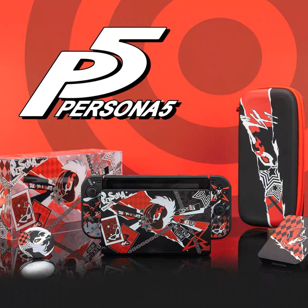 Nintendo Switch/switch OLED Persona 5 Theme Joycon Base Shell - Etsy