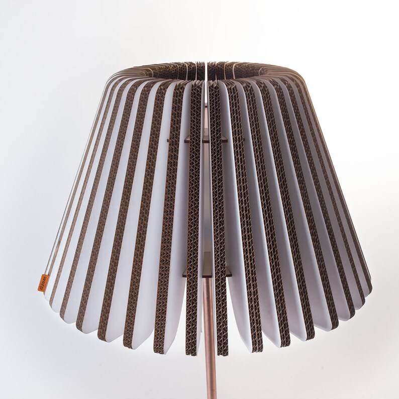 Lampshade From Corrugated Cardboard the Classic - Etsy