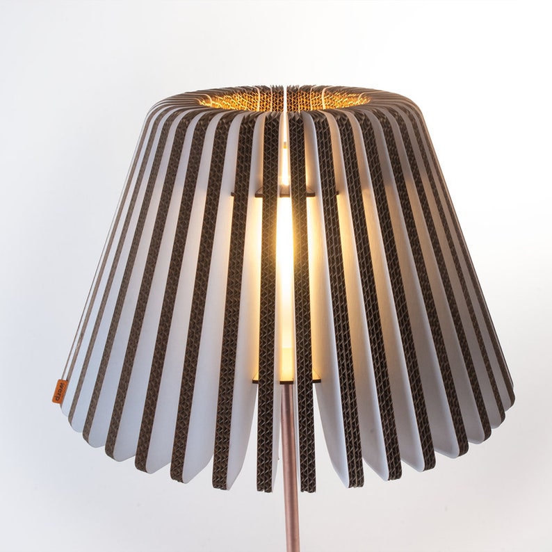 Lampshade From Corrugated Cardboard the Classic - Etsy
