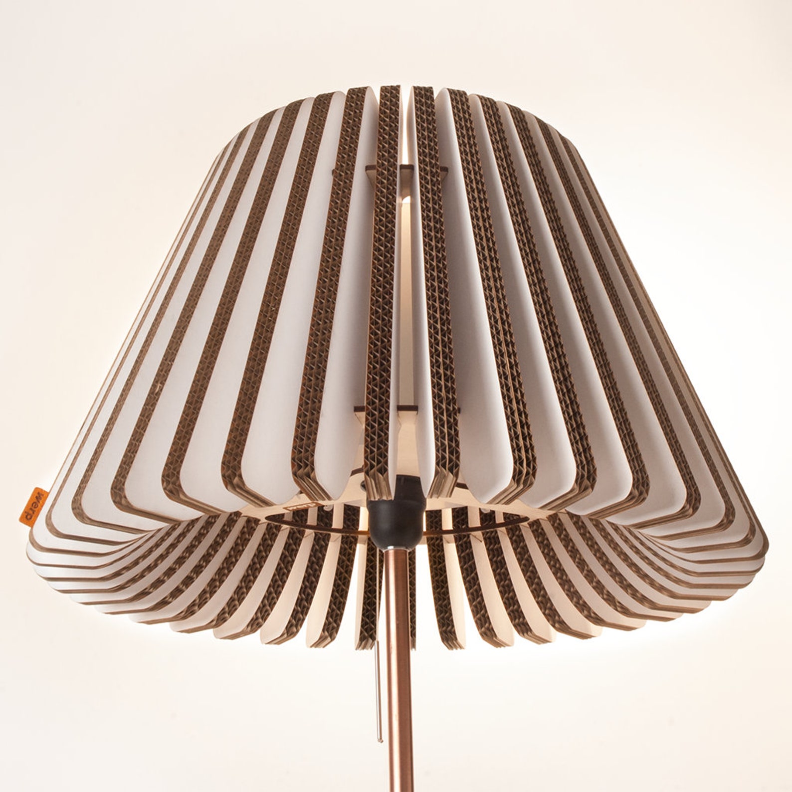 Lampshade From Corrugated Cardboard the Classic - Etsy