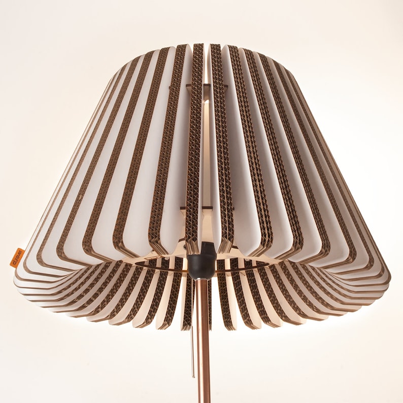 Lampshade From Corrugated Cardboard (the Classic) - Etsy