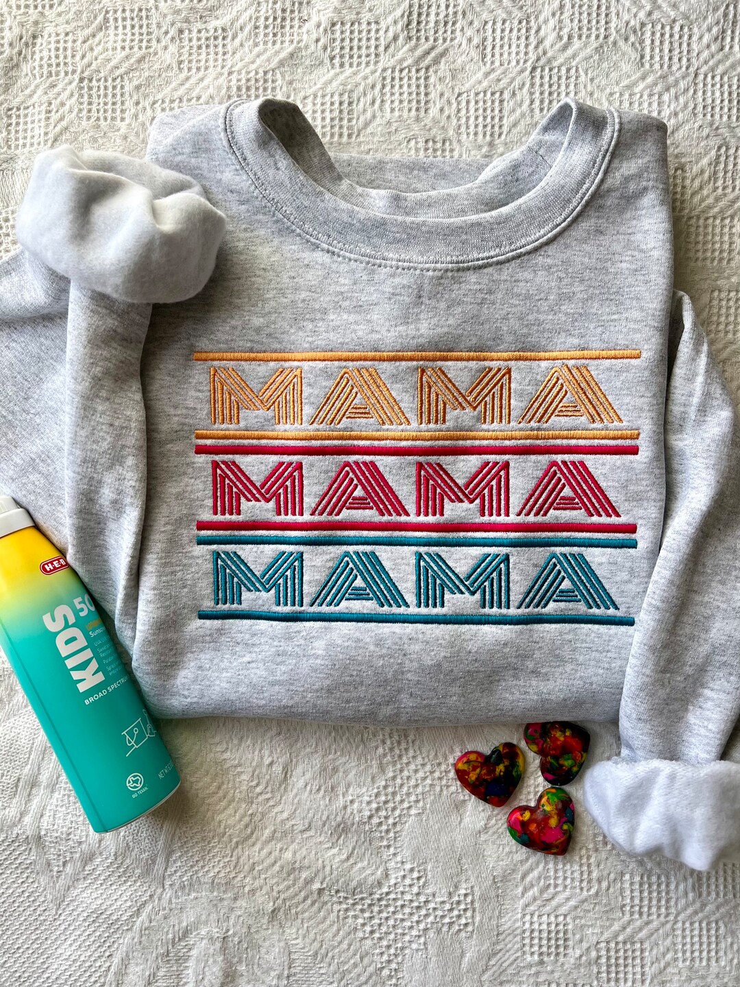 Colorful Mama Sweatshirt Fun Mama Crewneck Sweatshirt Trendy Mom Gift ...