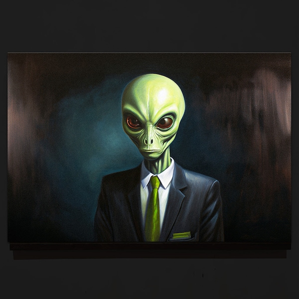 Cool Alien Art - Etsy