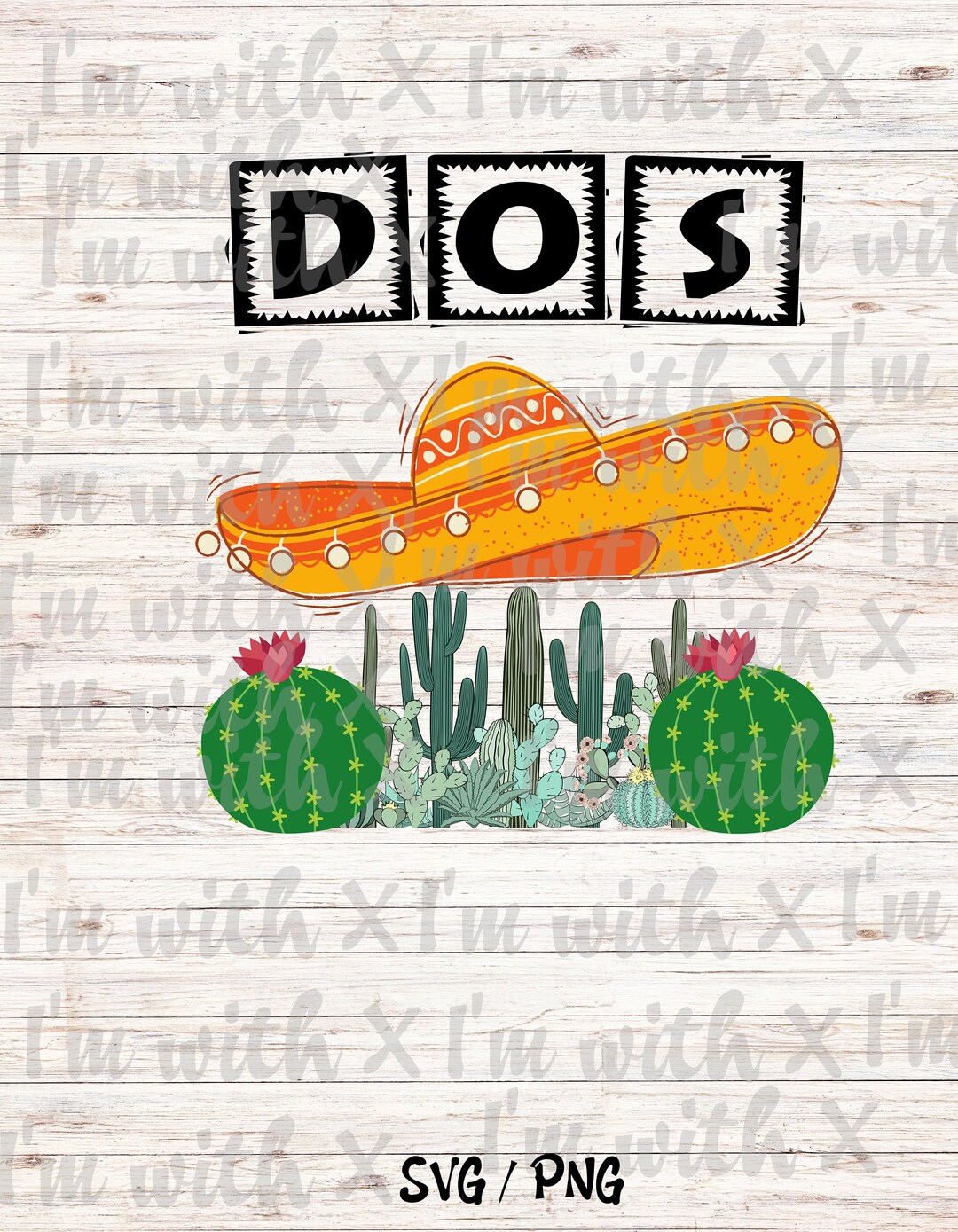 Dos Svg PNG Fiesta SVG PNG Taco Party Second Birthday - Etsy