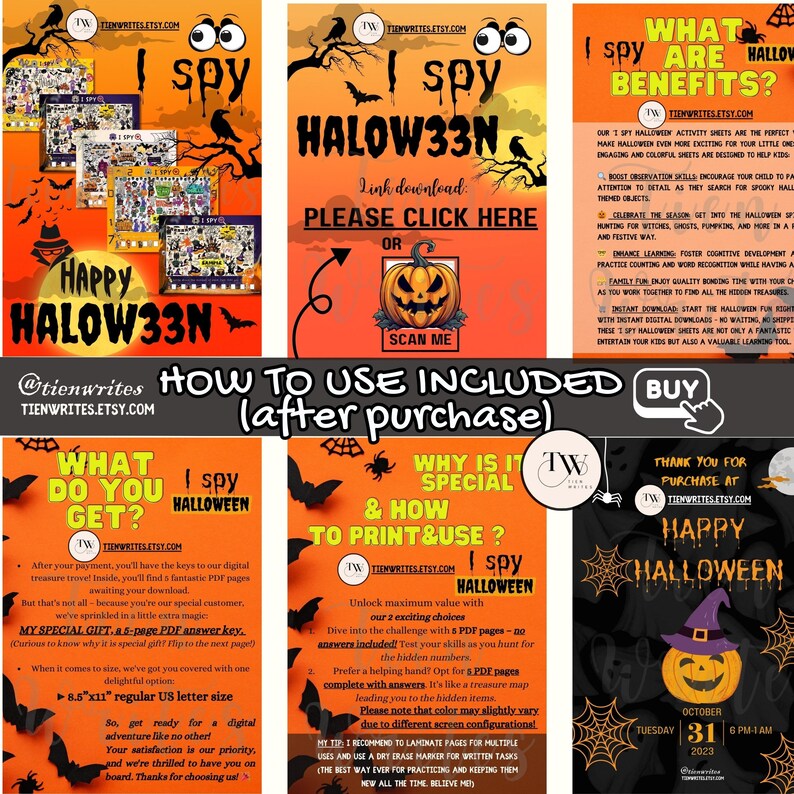 I Spy Halloween Printable | Spy Games Kids, Halloween, Autumn Fall ...