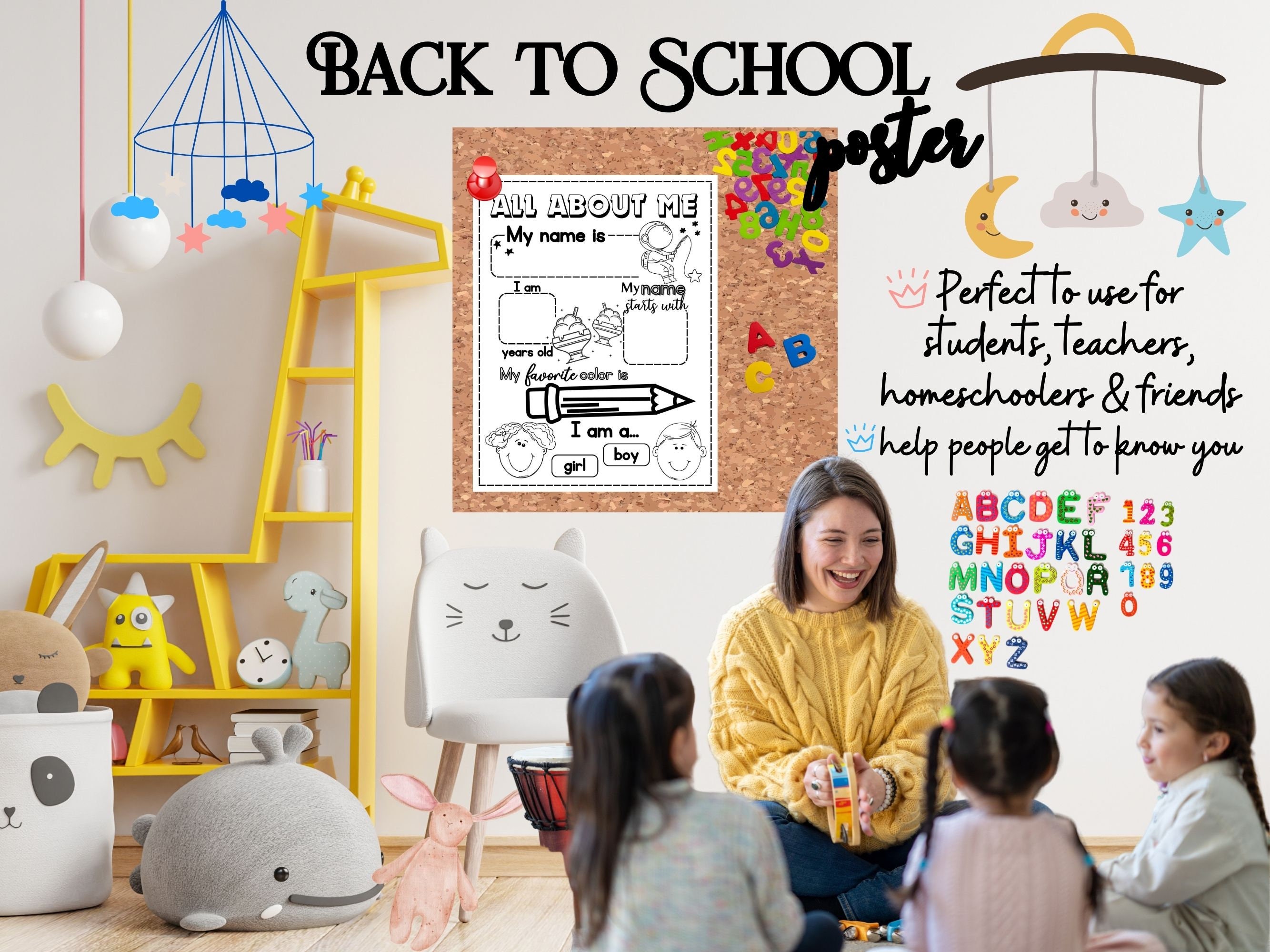 All About Me Sheets, Get to Know Me Printable | Back to School DIGITAL ...