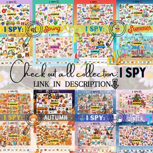 I Spy Spring Easter | I Spy Games Animals Sheet for Kids, Spy Kids ...