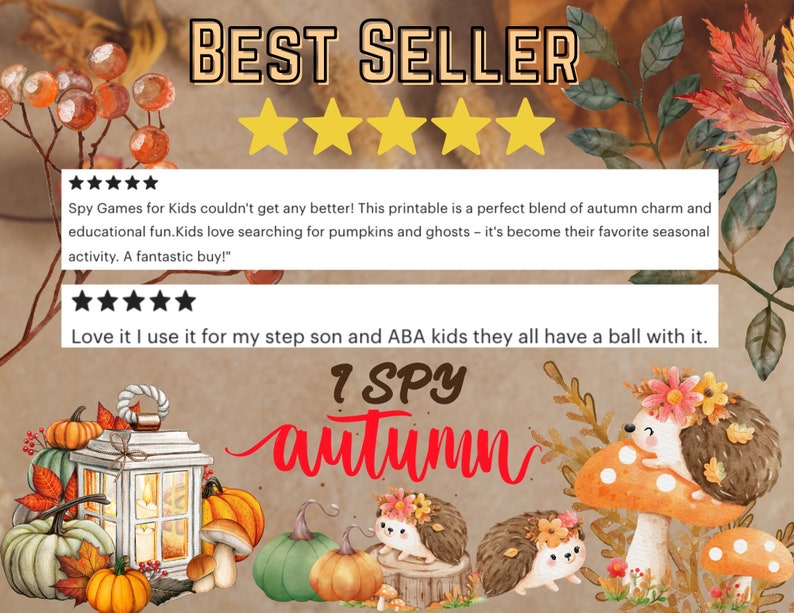 I Spy Autumn Fall Printable | Spy Games Kids, Halloween, Thanksgiving ...