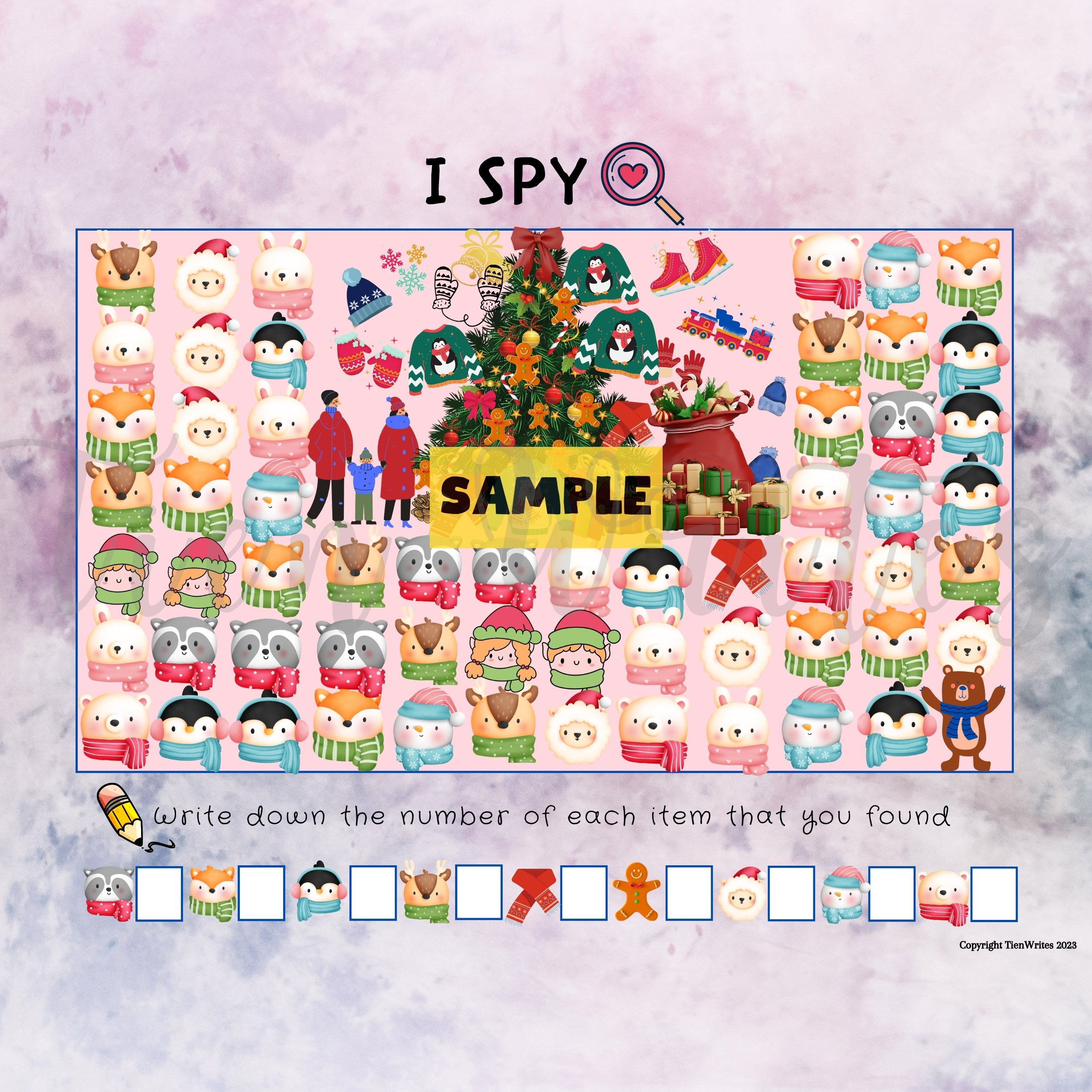 I Spy Winter Printable | Spy Games Kids, Winter, Christmas, New Year ...
