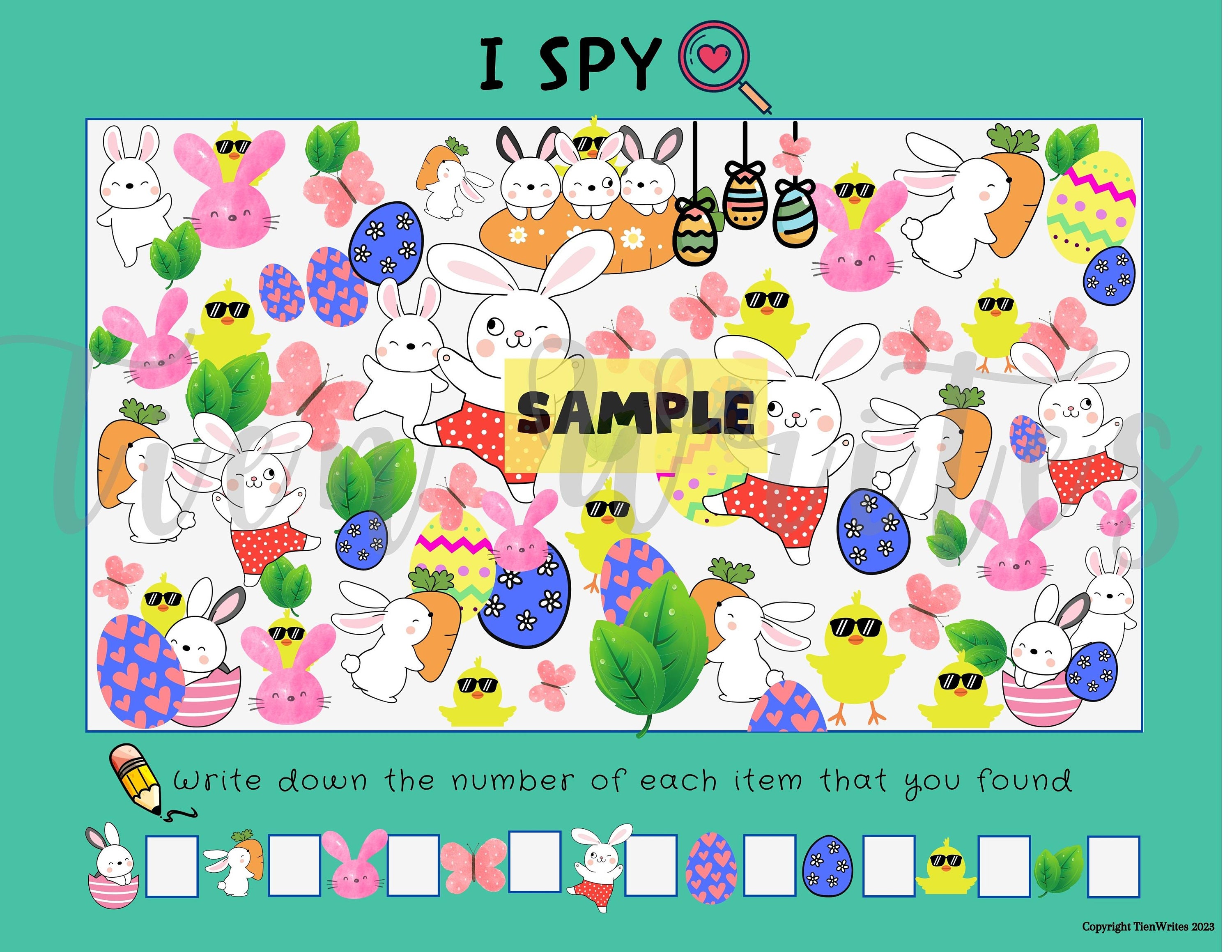 I Spy Woodland Animals Printable | Spy Games for Kids, I Spy Rabbit ...