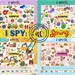 I Spy Spring Easter | I Spy Games Animals Sheet for Kids, Spy Kids ...