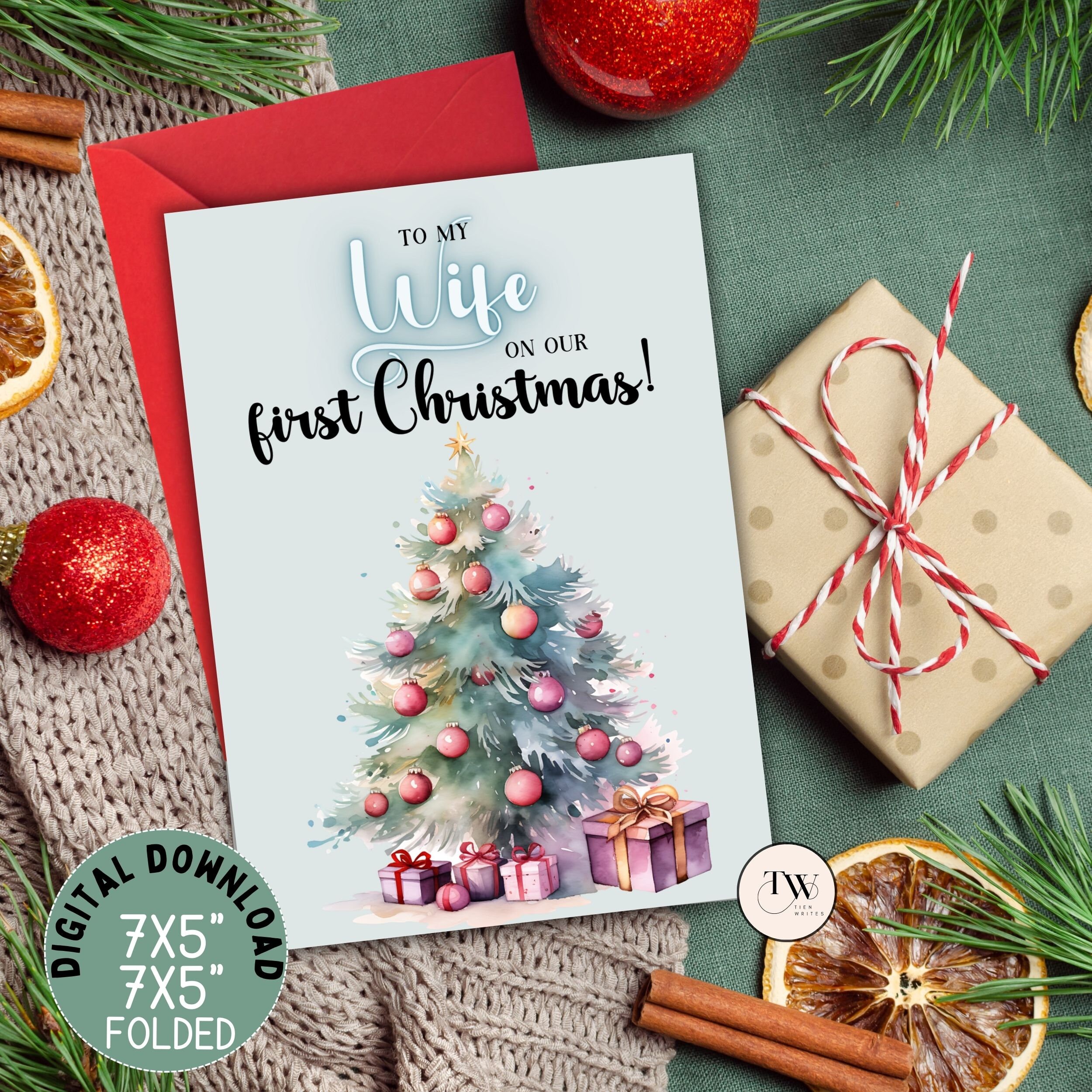 Best Christmas Cards for Family Digital Christmas Cards to My - Etsy