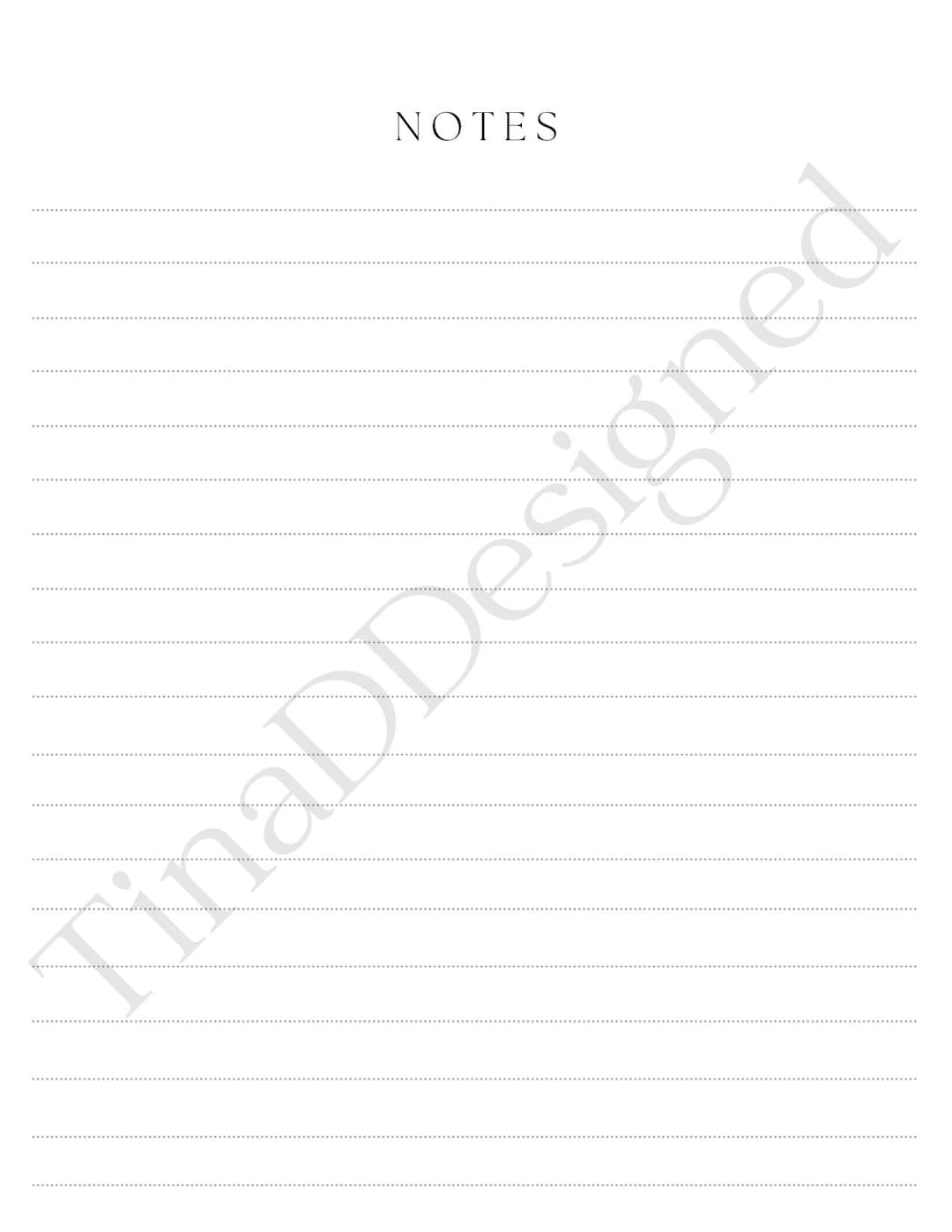 25-sheet Personalized Notes Pad - Etsy