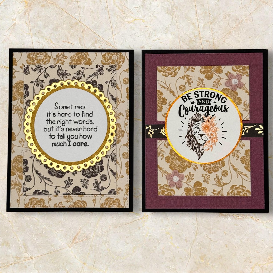 Handmade Christian Encouragement Cards | Faith-based Scripture Greeting ...