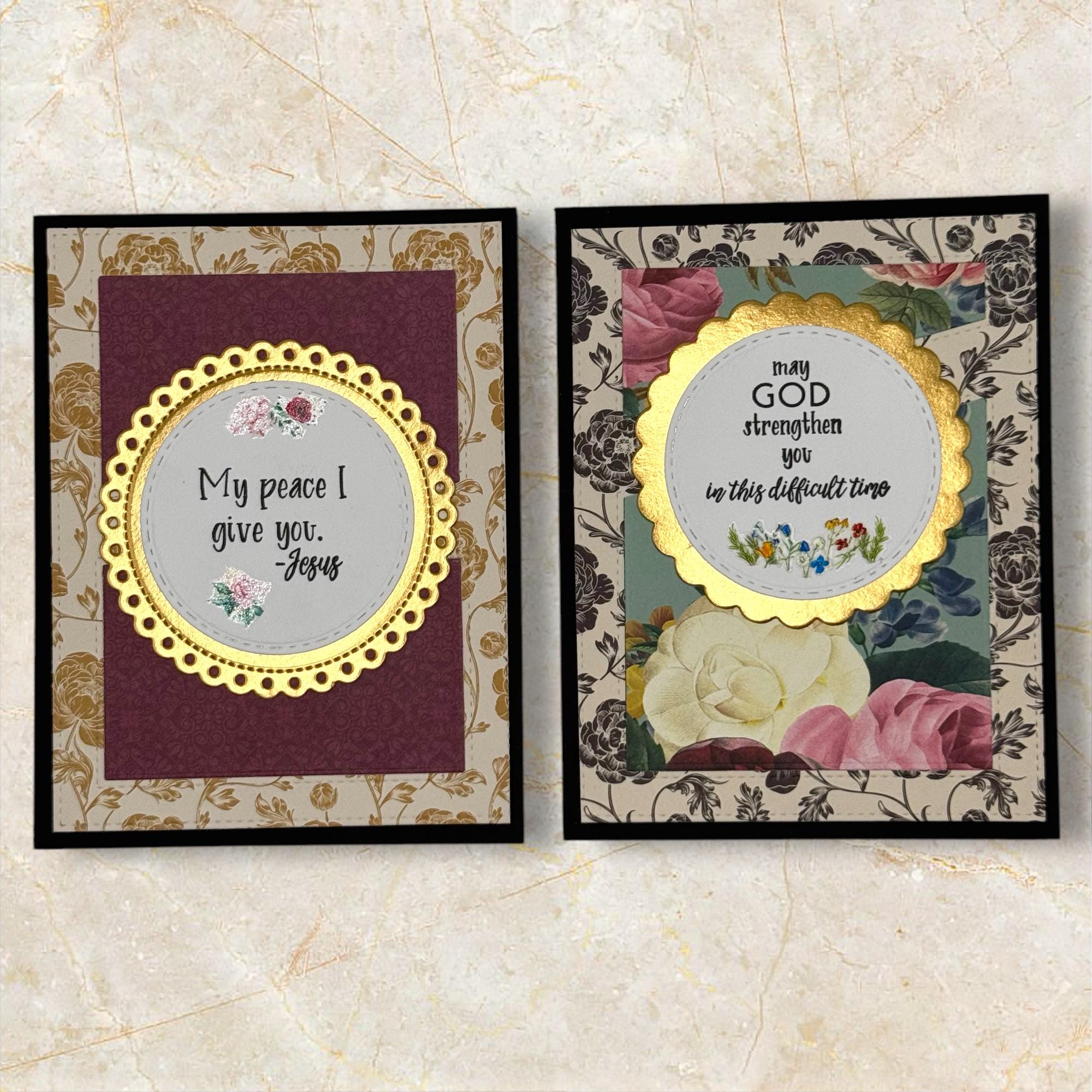 Handmade Christian Encouragement Cards | Faith-based Scripture Greeting ...