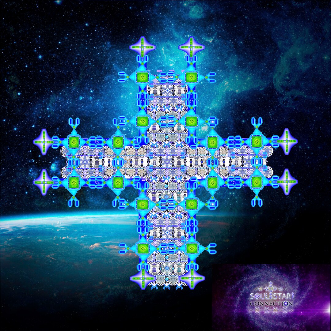 Plasma Orb Spiritual Transformation Cross Light Code Dream Print Poster ...