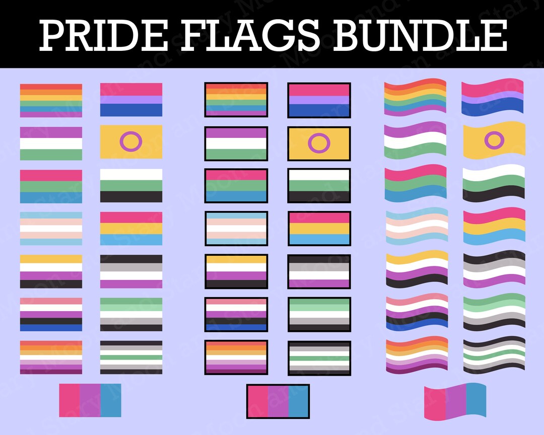 Pride Flags Svg Bundle Lgbtq SVG PNG EPS Pride Month - Etsy New Zealand
