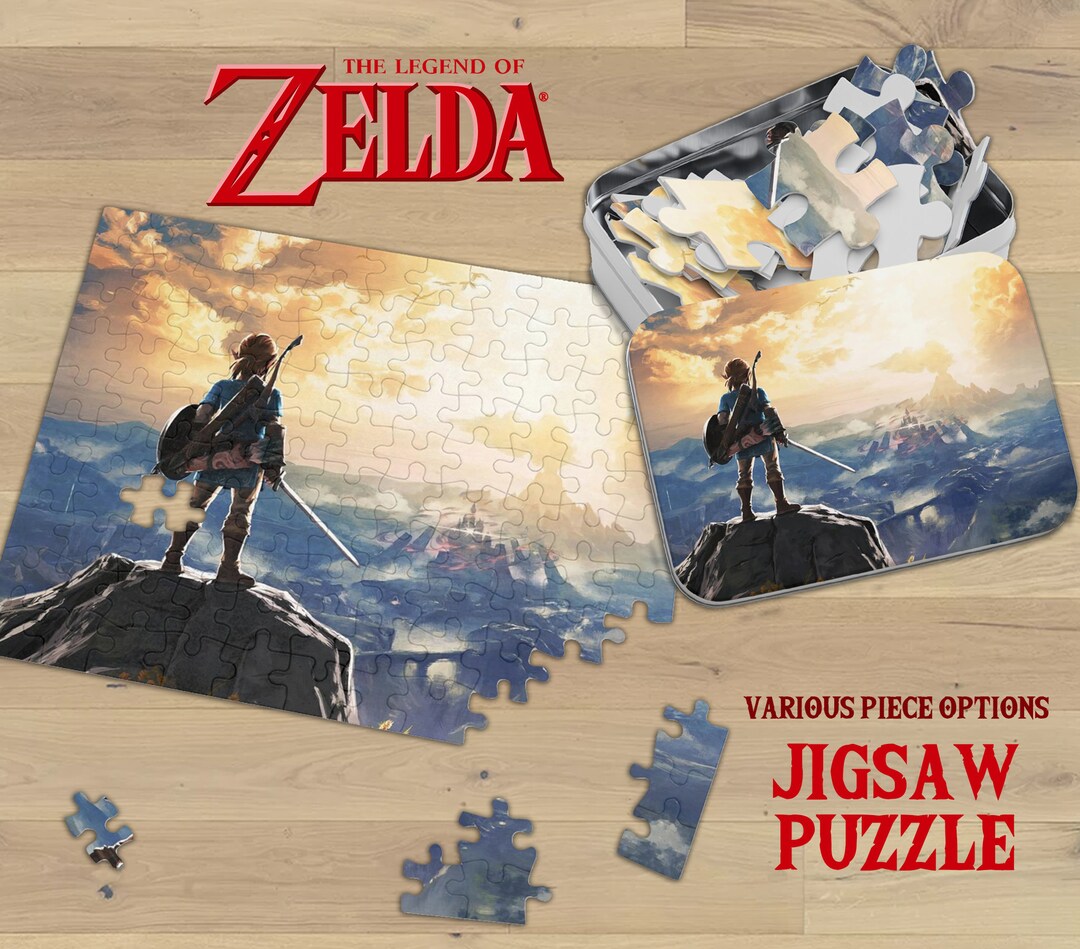 Legend of Zelda Jigsaw Puzzle 30, 110, 252, 500,1000-piece Breath of ...