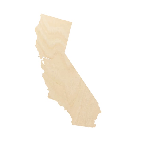 Wood California Cut Out - Etsy