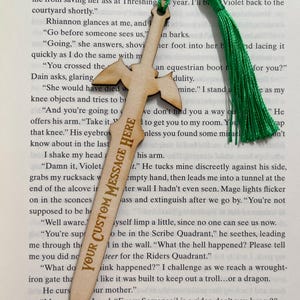 Master Sword Bookmark, Wooden Replica, Engraved Wood Bookmark, Bookmark ...