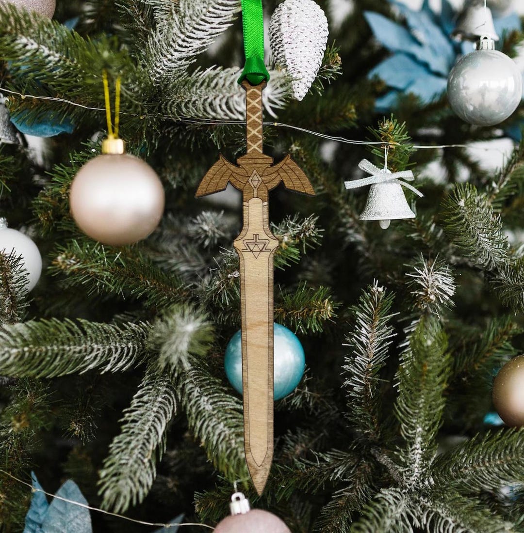 Master Sword Christmas Ornament, Personalized Christmas Tree Decor ...