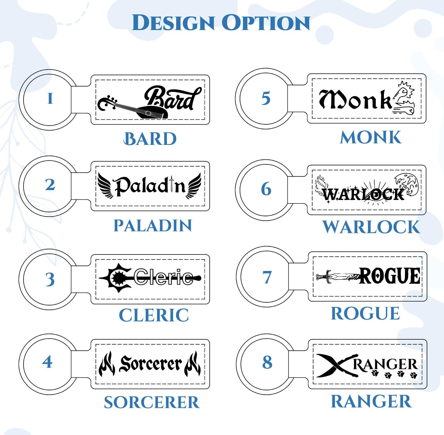 Personalized Dnd Genuine Leather Keychain, Dungeons and Dragons Gift ...