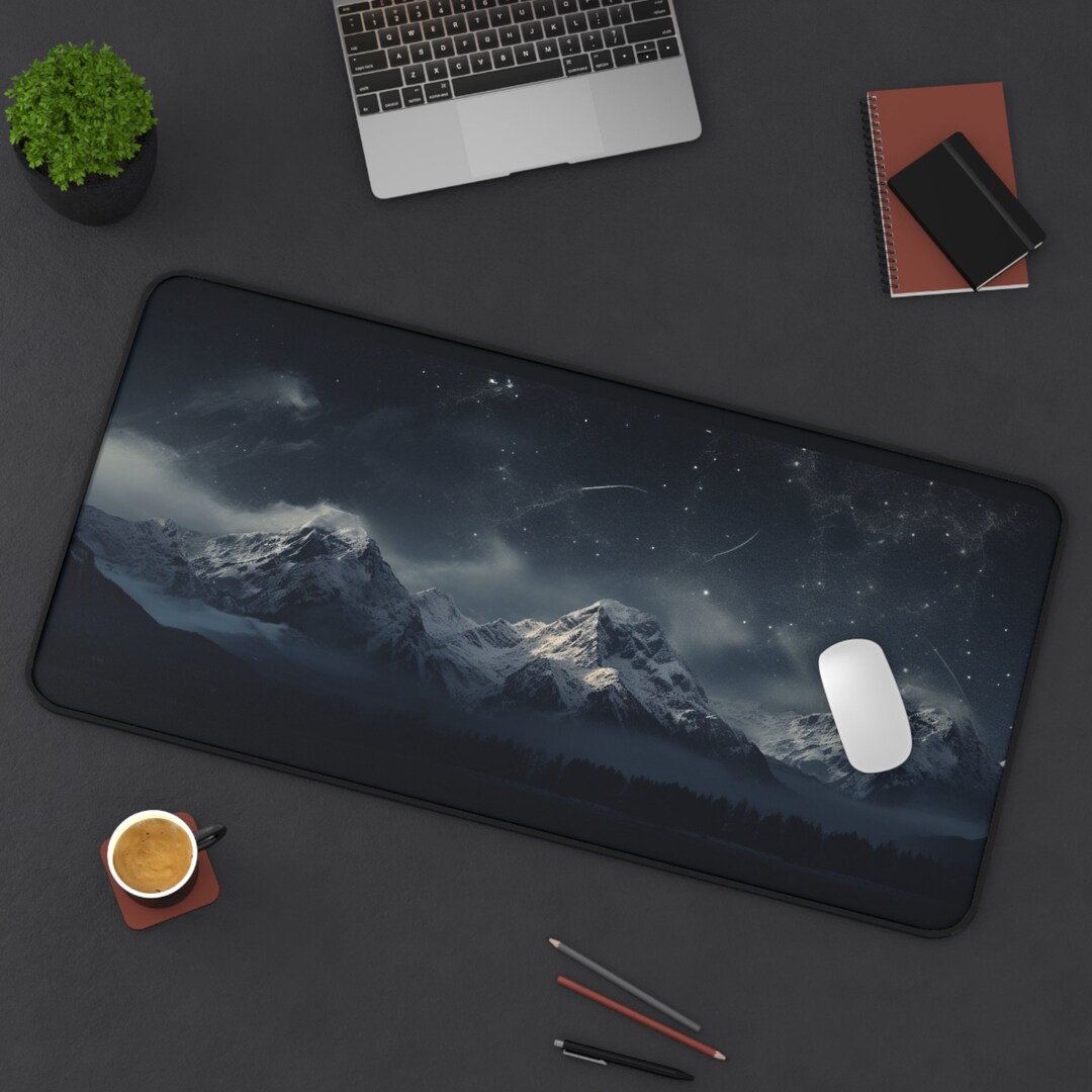 Mountain Gaming Mousepad Mountain Theme Desk-mat for Gamer Personalized ...