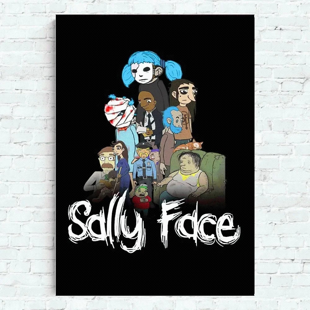 Game Sally Face Poster Home Office Wall Bedroom Living Room Kitchen ...