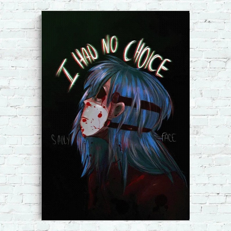 Game Sally Face Poster Home Office Wall Bedroom Living Room Kitchen ...