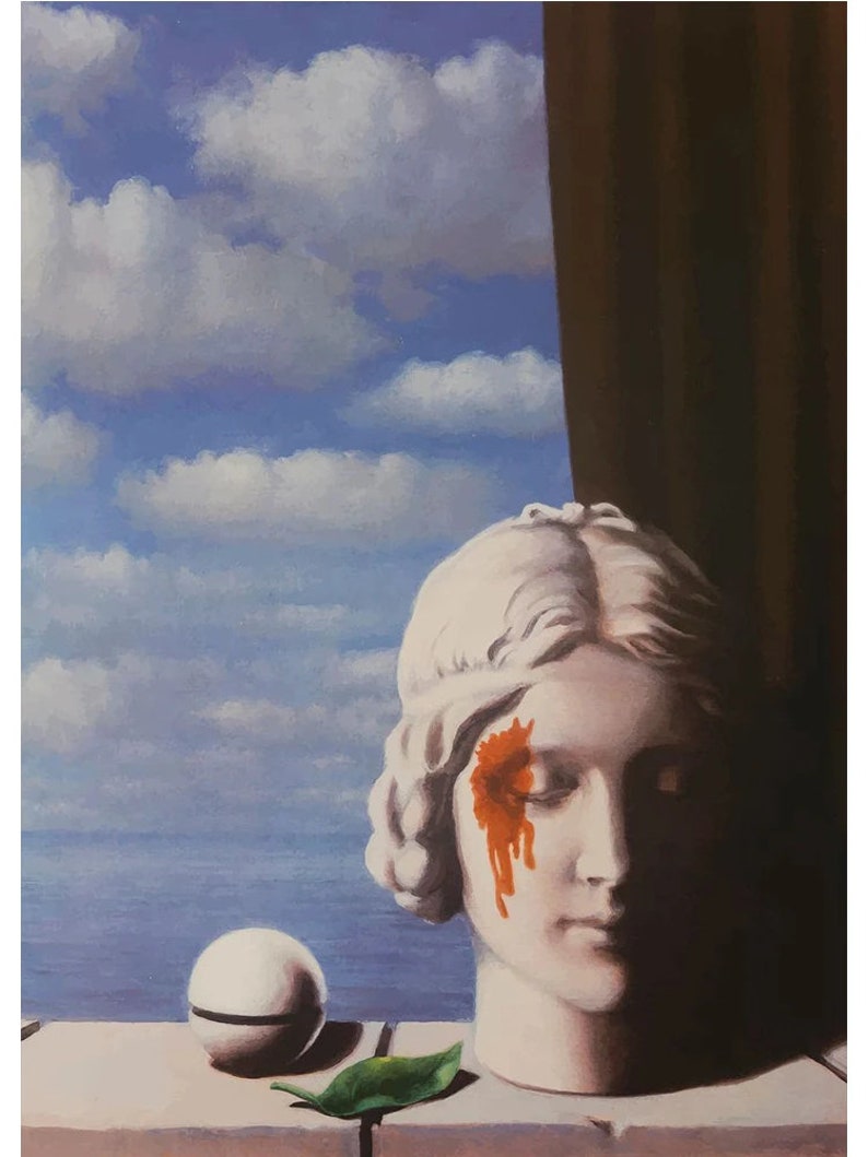 Surrealism Rene Magritte Classic Artwork Reproduction Posters - Etsy