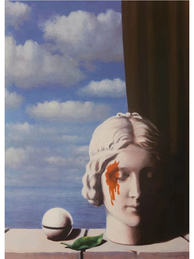 Surrealism Rene Magritte Classic Artwork Reproduction Posters - Etsy