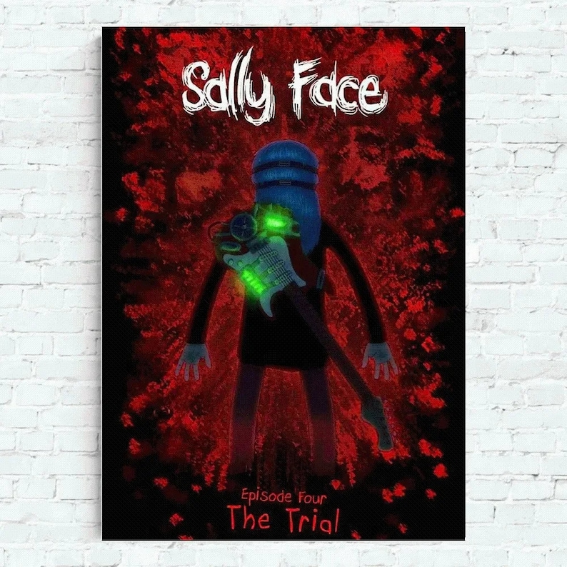 Game Sally Face Poster Home Office Wall Bedroom Living Room Kitchen ...