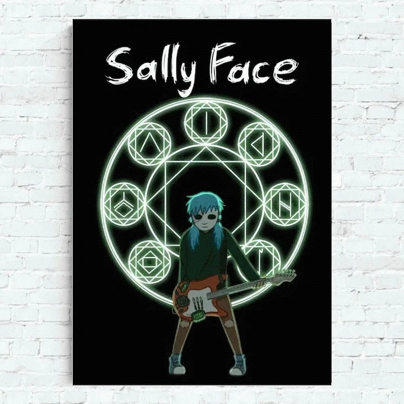 Game Sally Face Poster Home Office Wall Bedroom Living Room Kitchen ...
