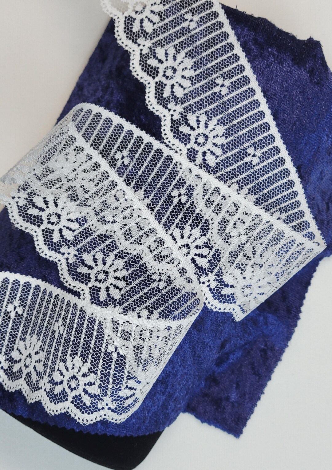 White Lace Edging, Vintage - Etsy