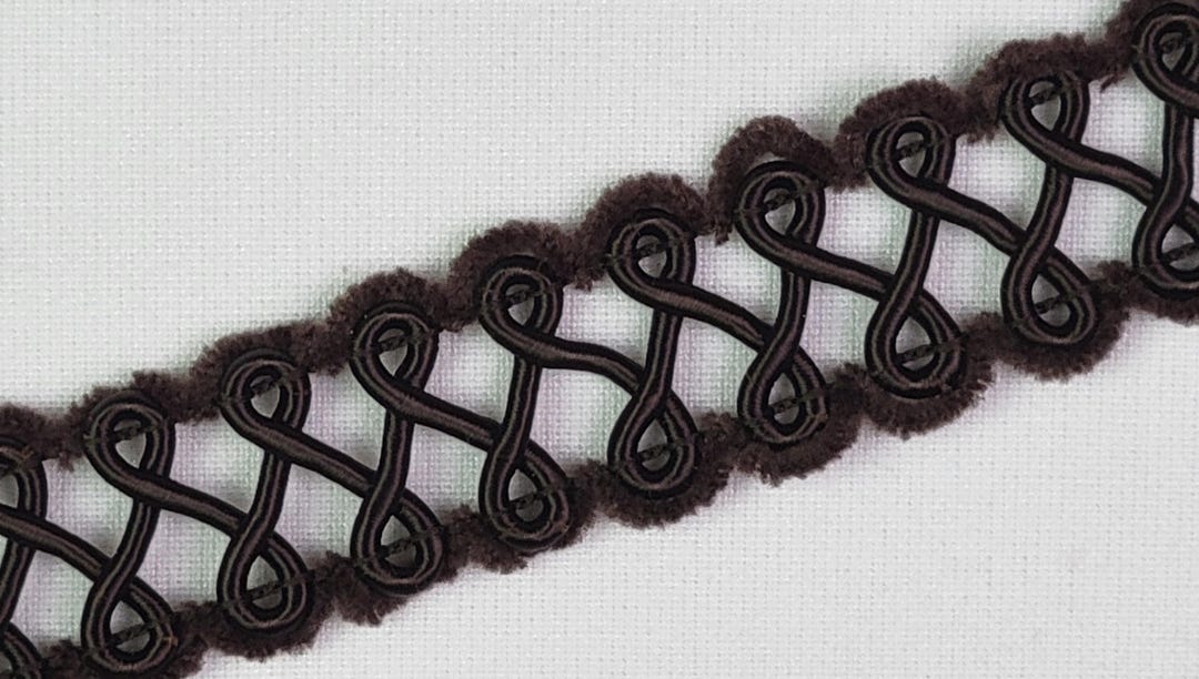 Vintage Gimp Trim With Chenille Edging - Etsy UK