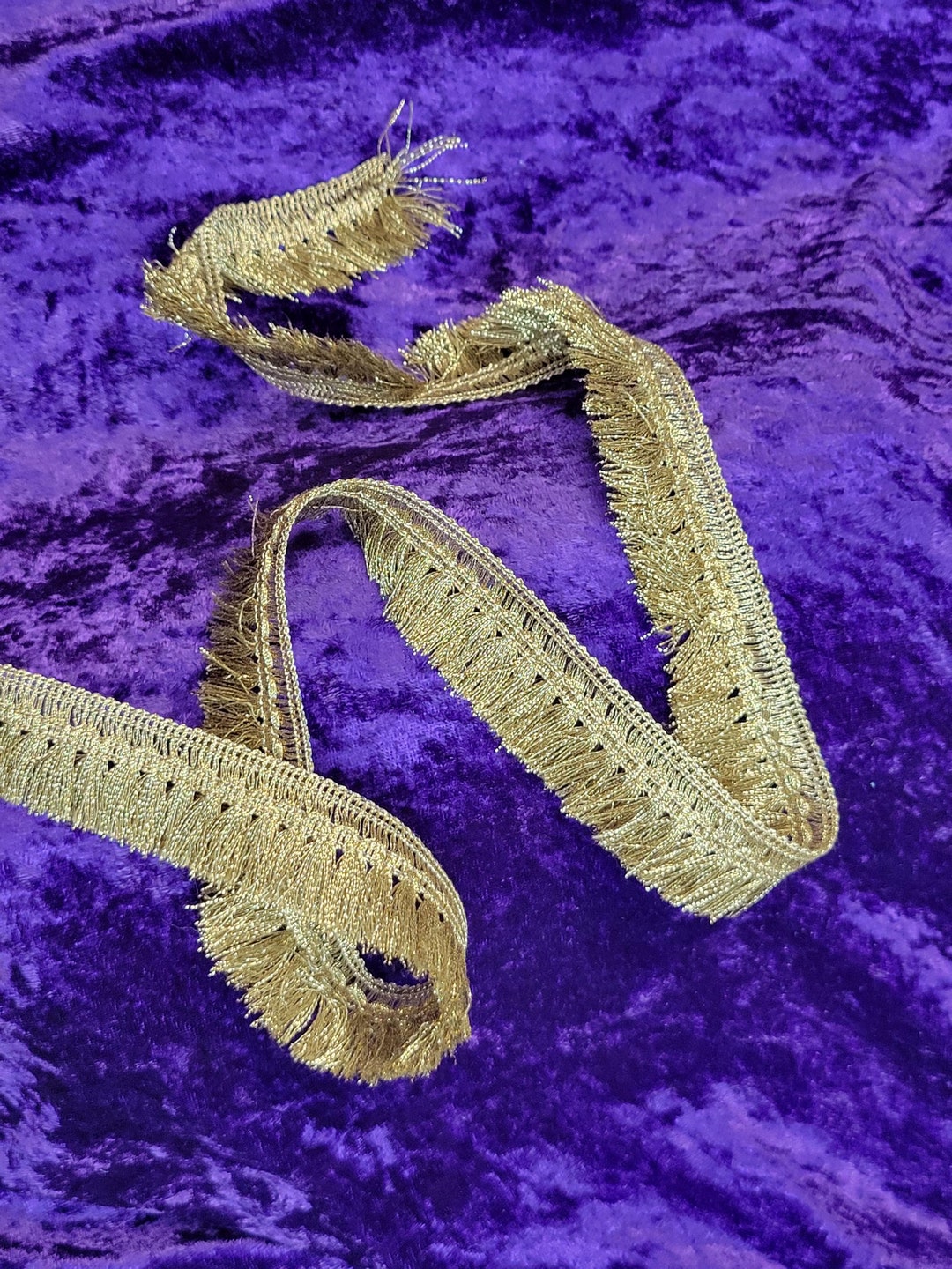Antique Gold Metallic Fringe - Etsy