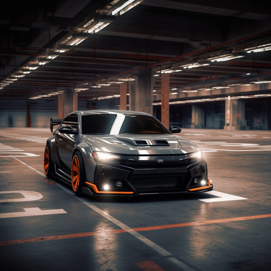 Underground Car Printable Canvas, Underground Drift Car Wall Art ...