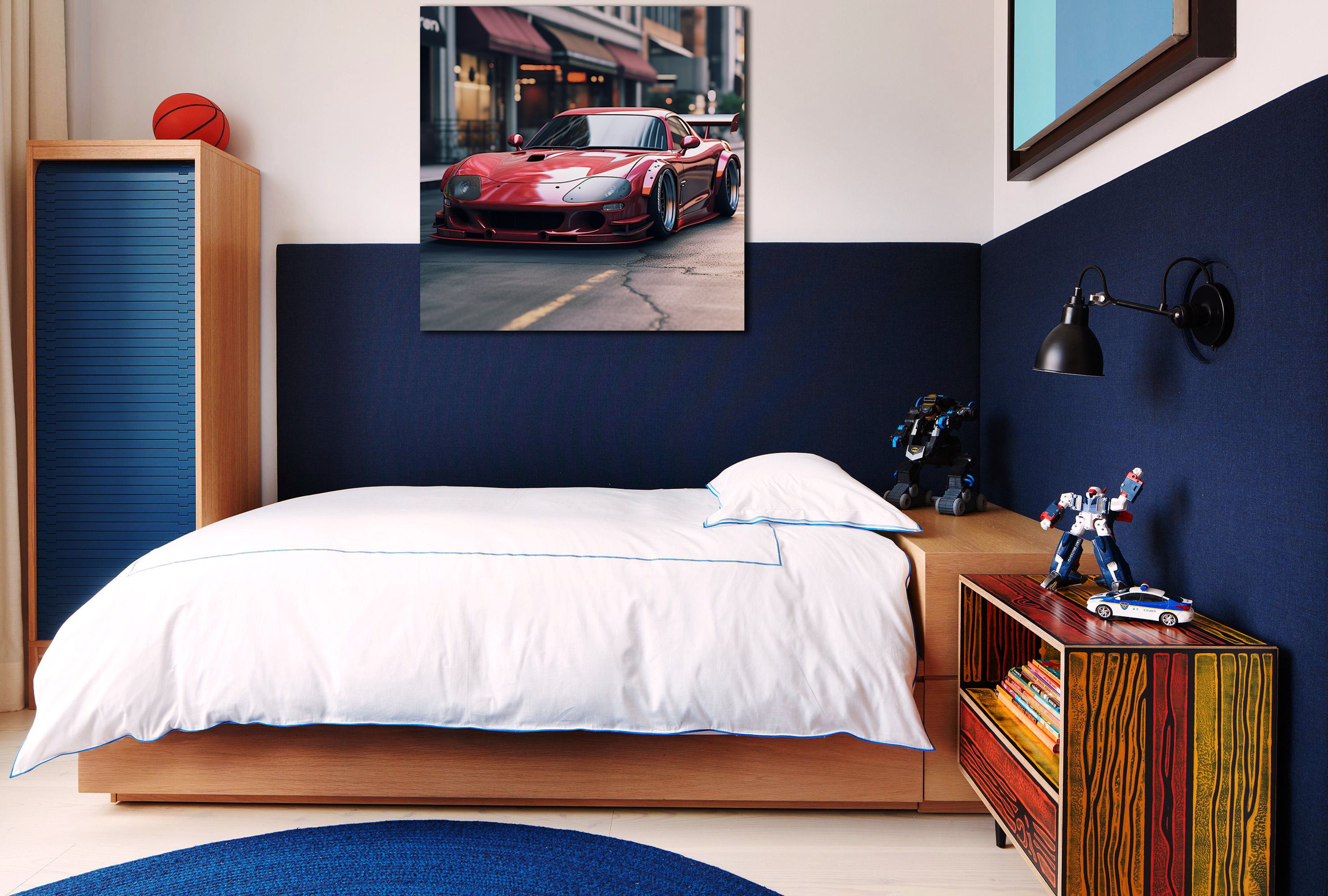 Mazda RX7 Printable Canvas, Mazda RX7 Wall Art, Mazda Art, Car Gift - Etsy