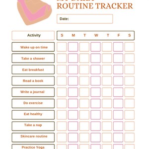 The Goals Action Plan Tracker DIGITAL PRINT - Etsy