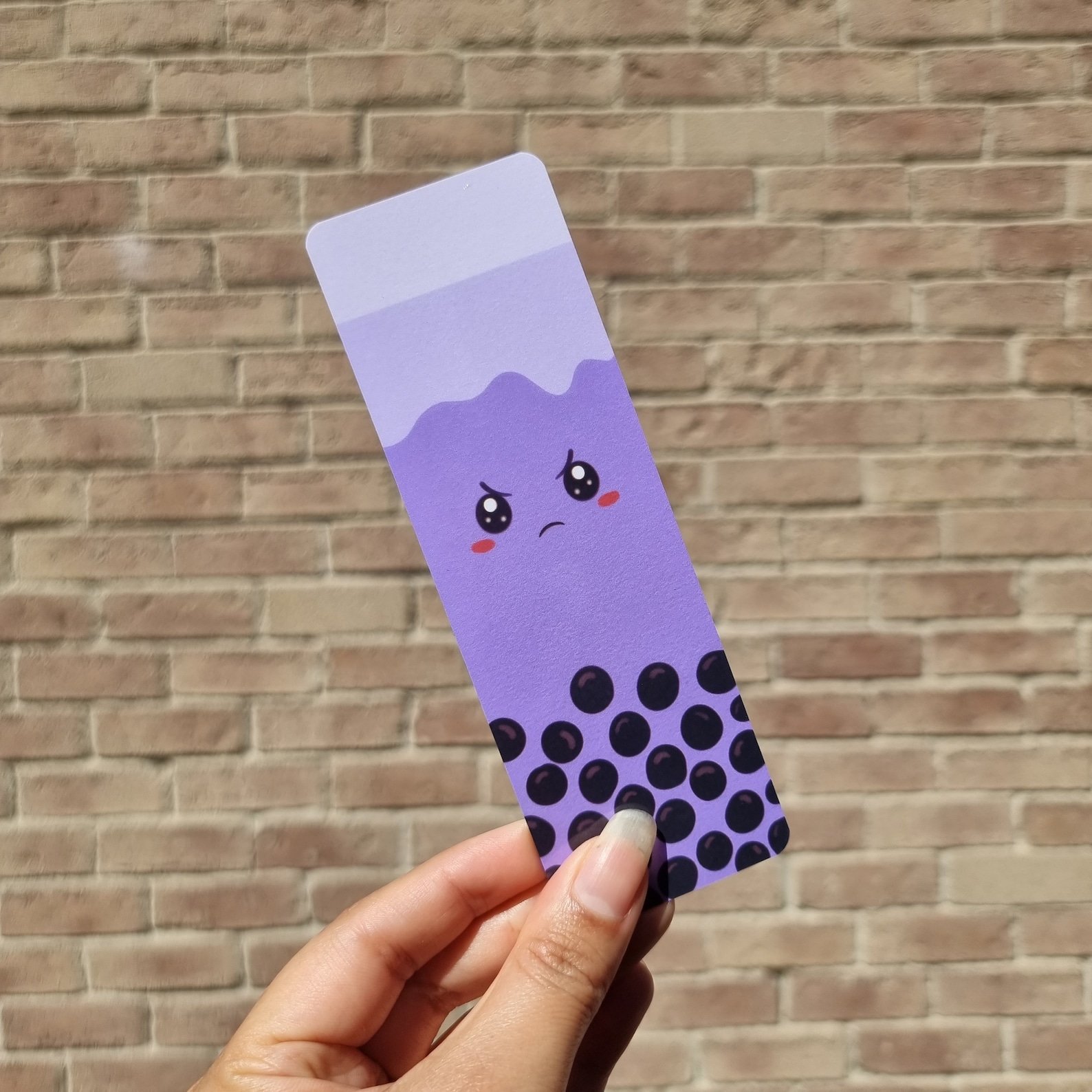 Boba Tea Bookmark Bubble Tea Bookmark Matcha Lavender Classic Kawaii ...