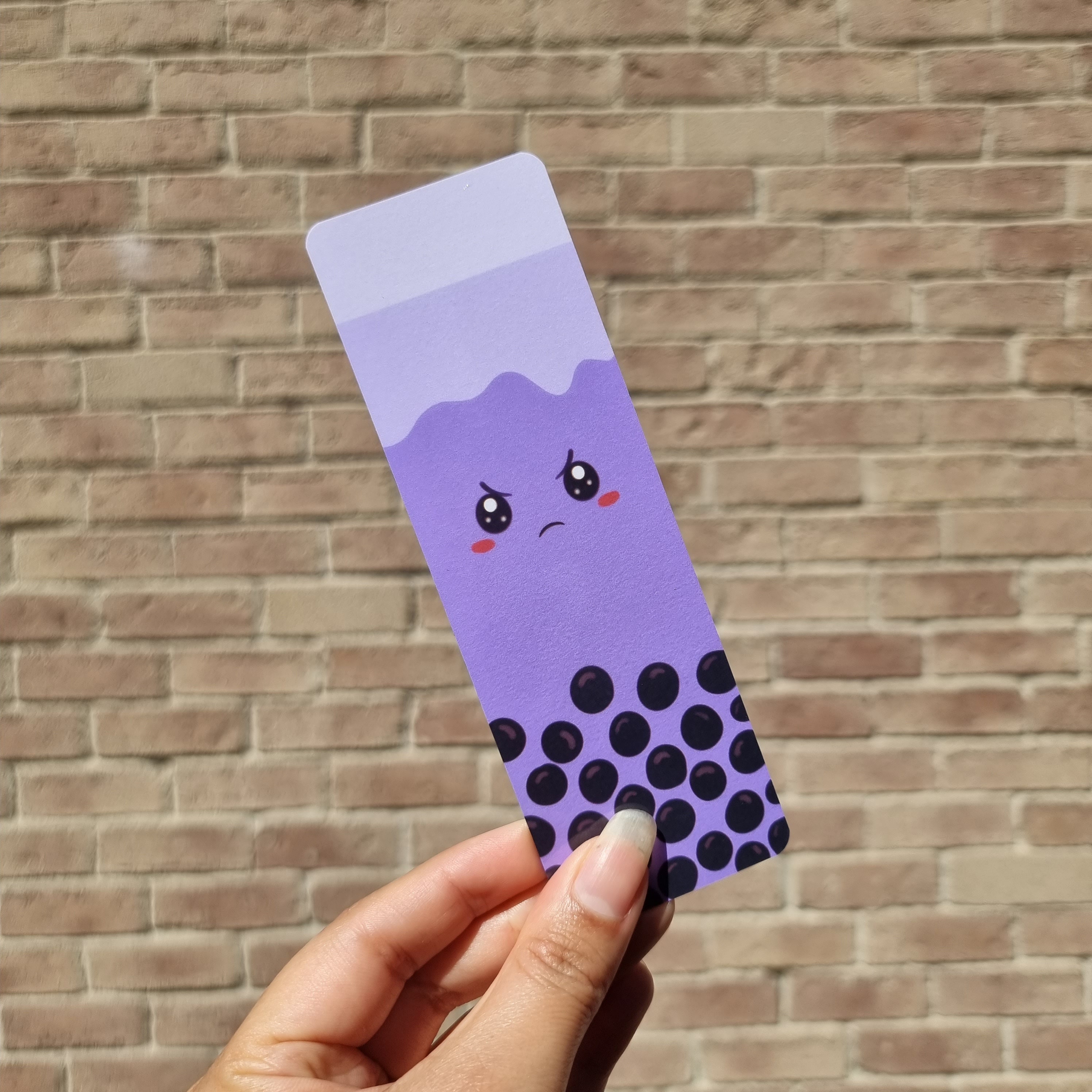 Boba Tea Bookmark Bubble Tea Bookmark Matcha Lavender Classic Kawaii ...