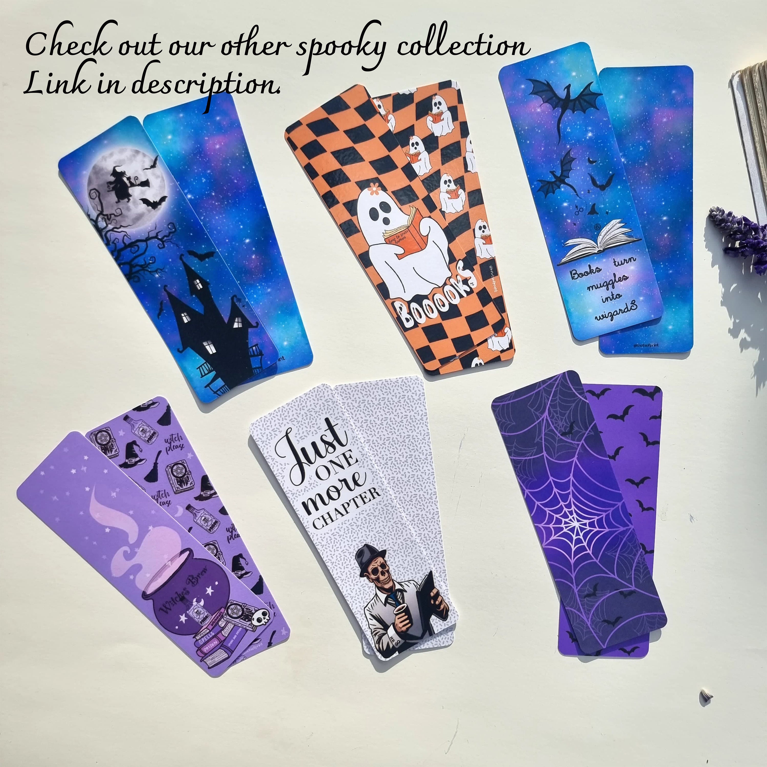 Cute Ghost Bookmark | Spooky Bookmark | Cute Bookmark | Halloween ...