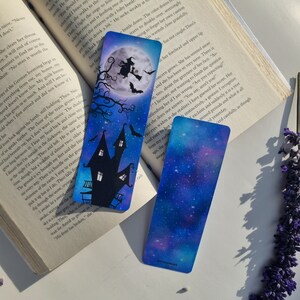 Haunted House Bookmark | Witch Bookmark | Fantasy Bookmark | Halloween ...