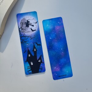 Haunted House Bookmark | Witch Bookmark | Fantasy Bookmark | Halloween ...